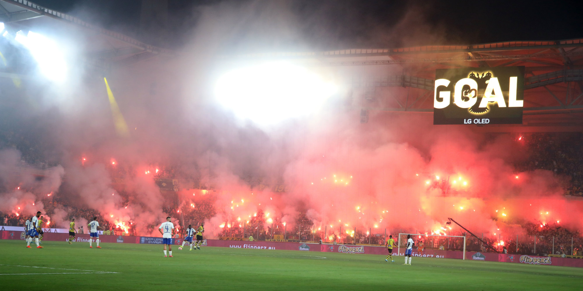 ΑΕΚ: Πήρε... φωτιά η «OPAP Arena» στο πρώτο γκολ της νέας εποχής στη ...