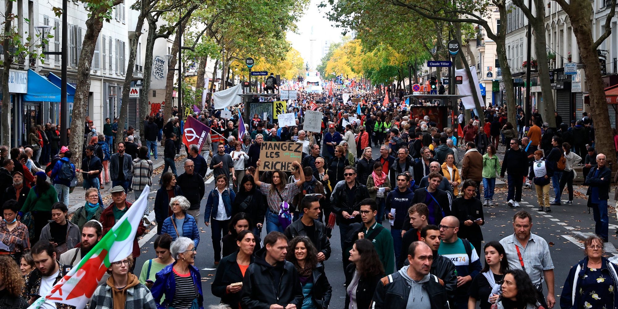 Γαλλία: Διαδήλωση στο Παρίσι κατά της ακρίβειας -Με φόντο την έλλειψη ...