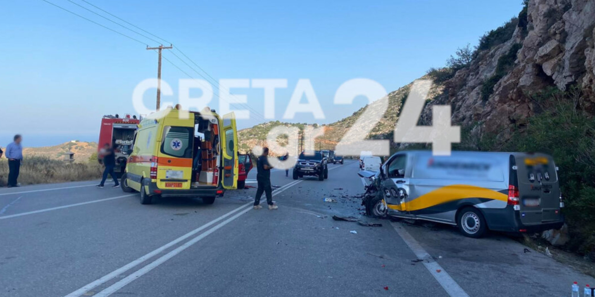 Κρήτη: Τροχαίο δυστύχημα στον ΒΟΑΚ με μια νεκρή γυναίκα και δύο ...