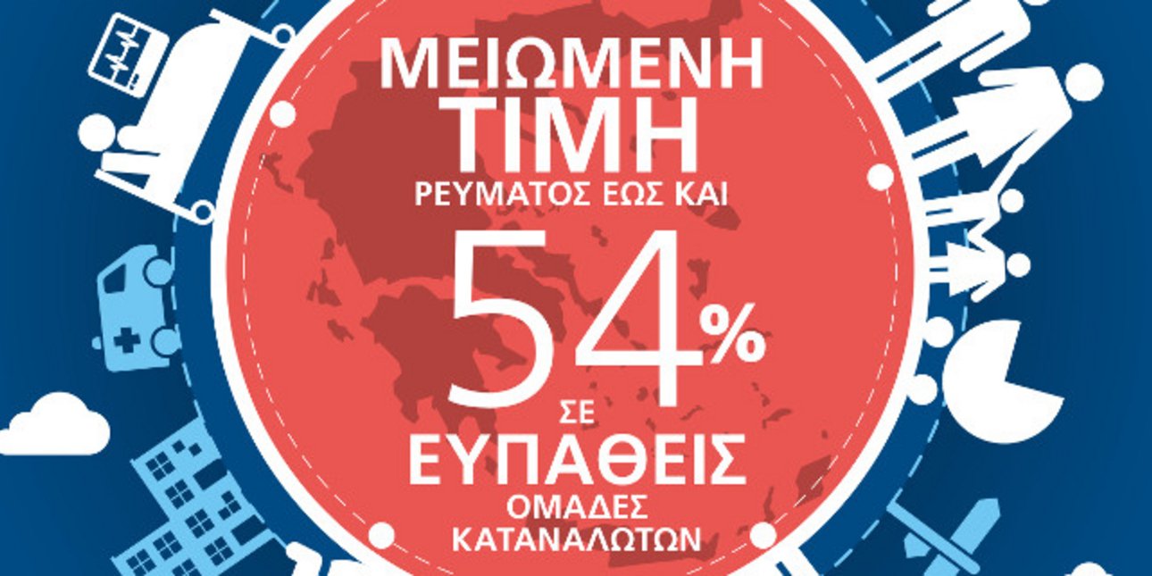 Μειωμένη τιμή ρεύματος ΔΕΗ κατά 54%: Ποιοι το δικαιούνται, τι ...