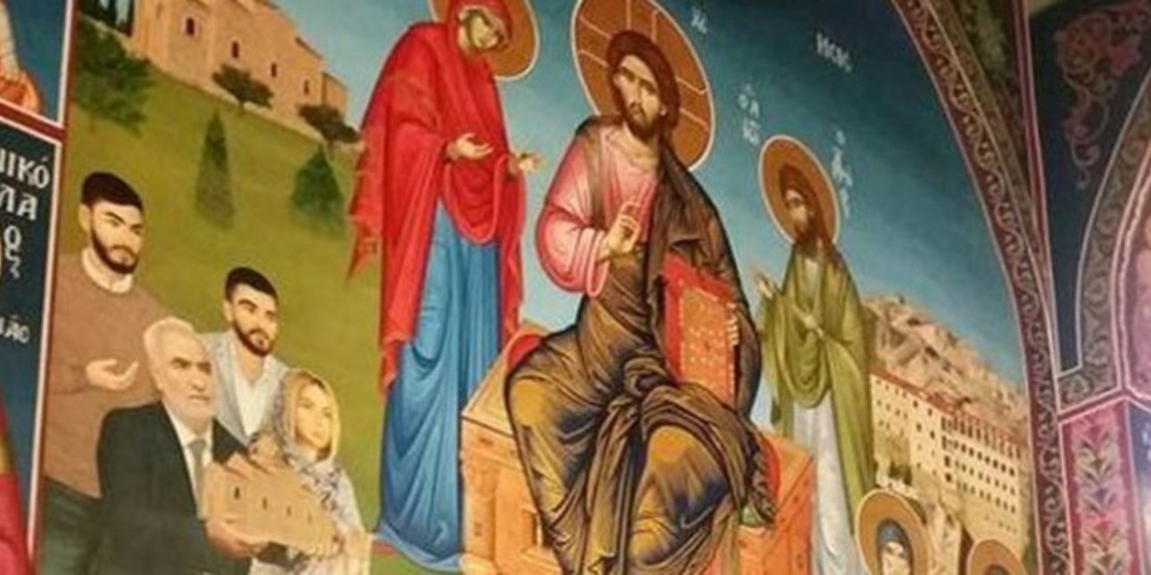 Ο Ιβάν Σαββίδης σε... αγιογραφία εκκλησίας [εικόνα] - iefimerida.gr