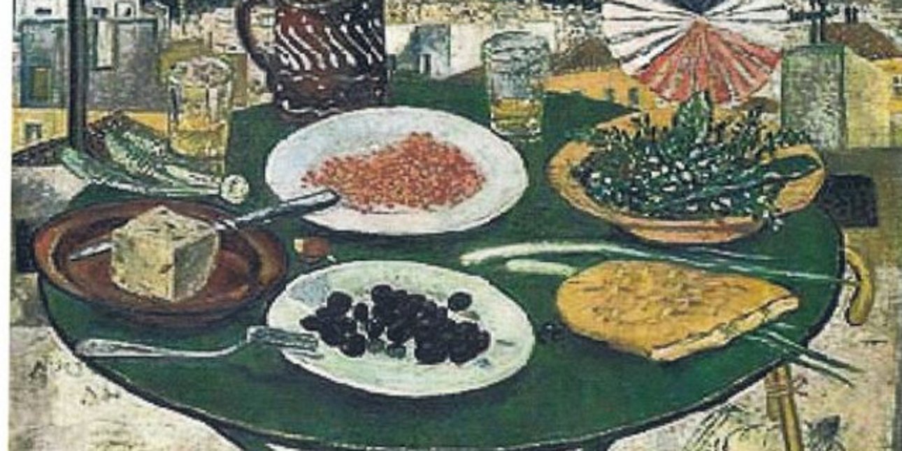 Τα σαρακοστιανά του ζωγράφου Σπύρου Βασιλείου -Ενας πίνακας γεμάτος ...