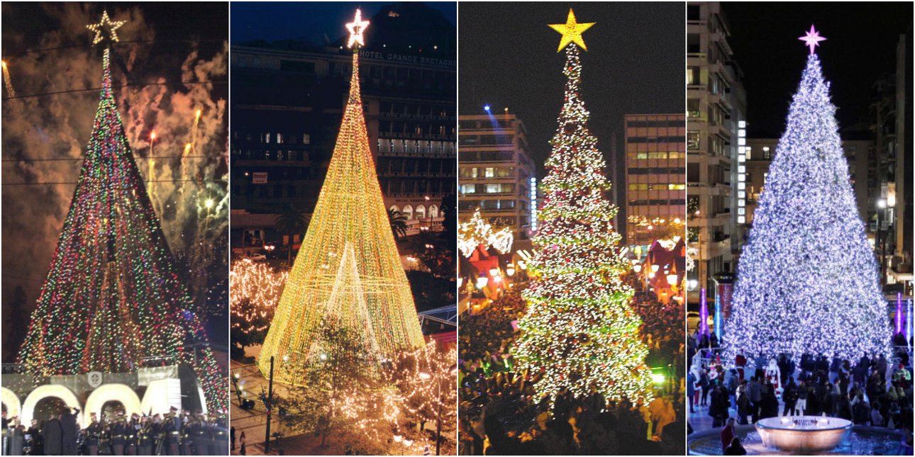 Χριστούγεννα: Πώς στολίστηκε το Σύνταγμα τα τελευταία 20 χρόνια -Ρόδες ...