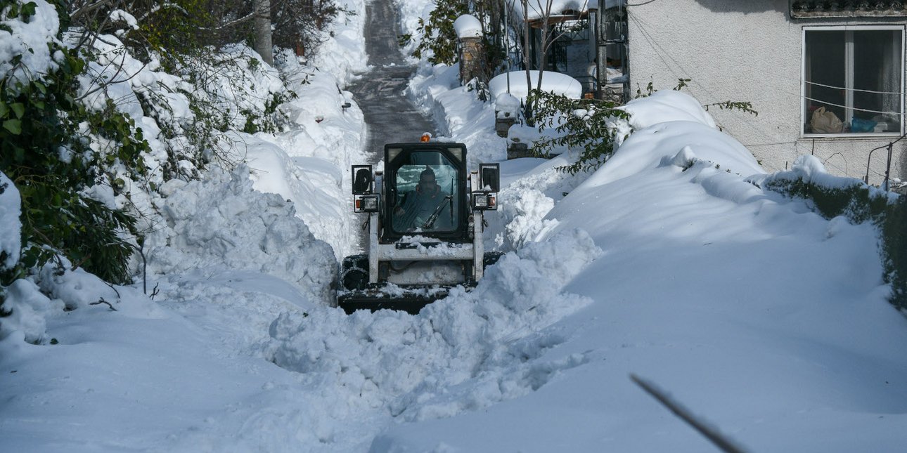 Χιόνισε στα ορεινά της Αττικής, στα λευκά η μισή χώρα -Ο χάρτης του ...