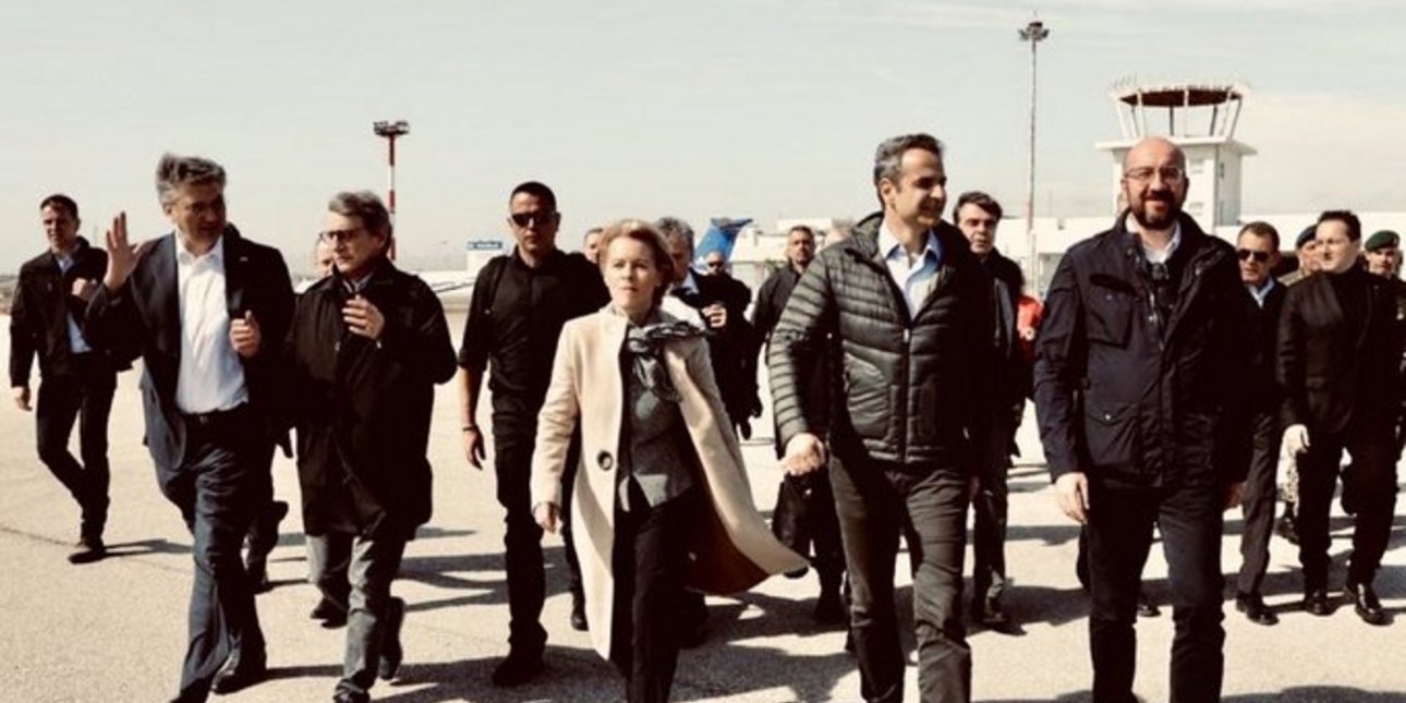 Στον Εβρο η ηγεσία της ΕΕ -Τι είδαν στις Καστανιές, βίντεο με στοιχεία ...
