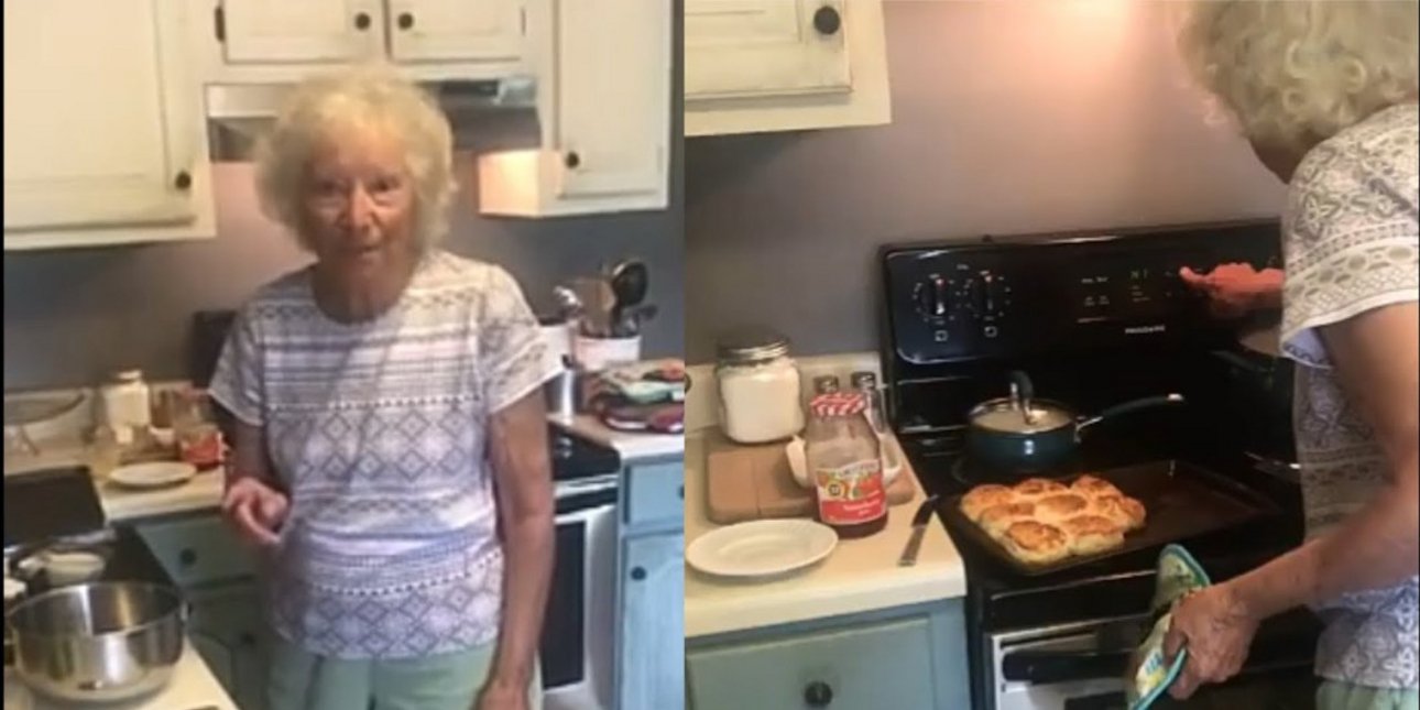 Η γιαγιά που έγινε viral χωρίς να το καταλάβει -Τα σπιτικά μπισκότα της ...