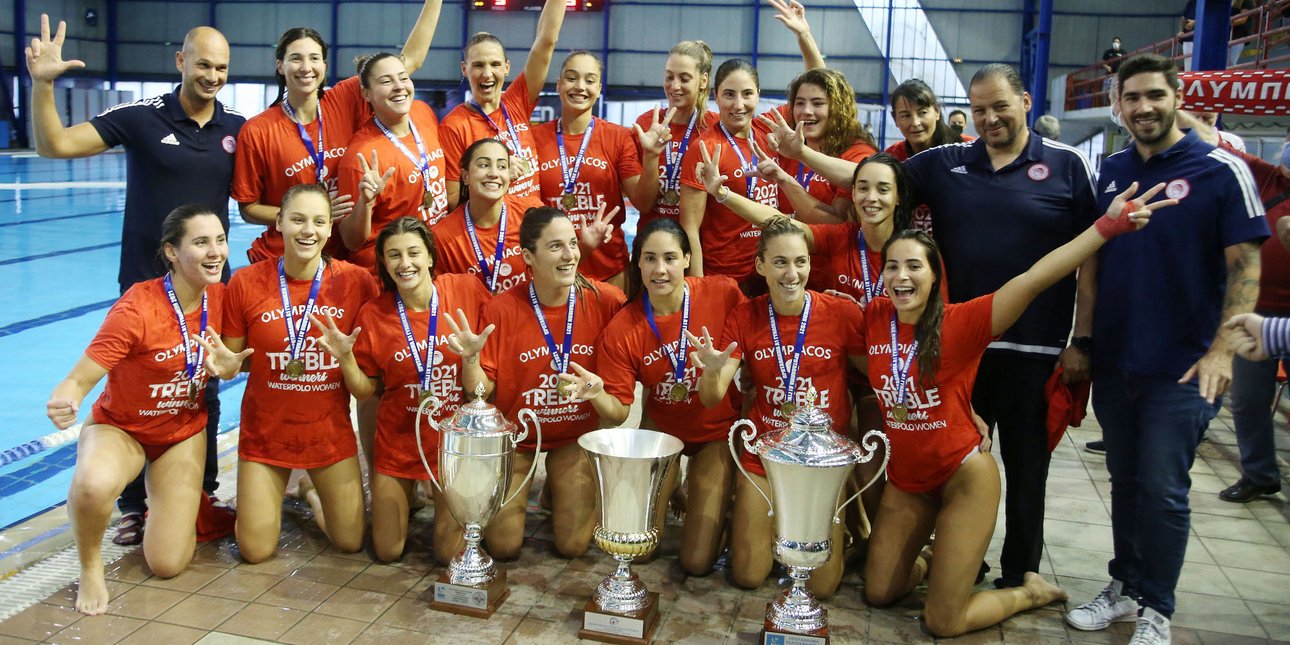 Πόλο γυναικών: Πήρε το πρωτάθλημα και ολοκλήρωσε το τρεμπλ ο Ολυμπιακός ...