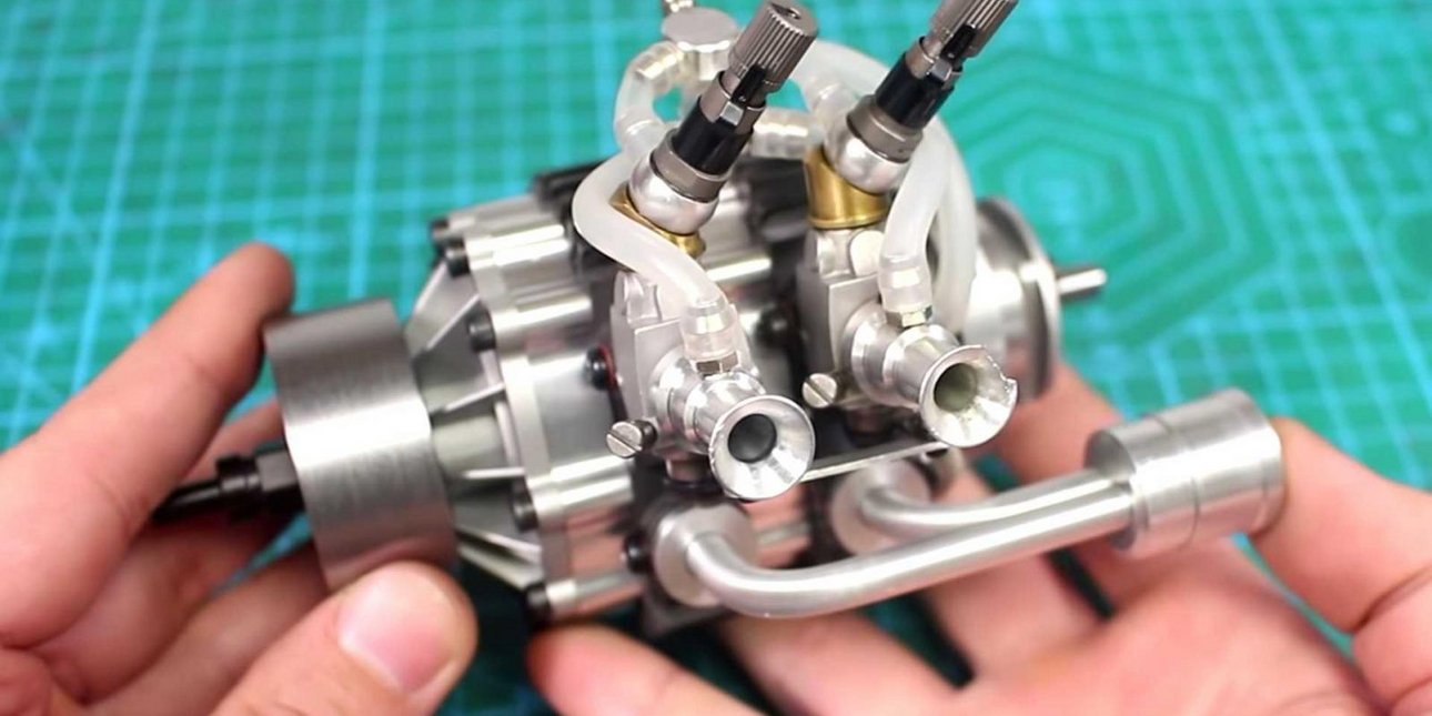 O μικρότερος κινητήρας Wankel στον κόσμο κατασκευάστηκε από Youtuber ...