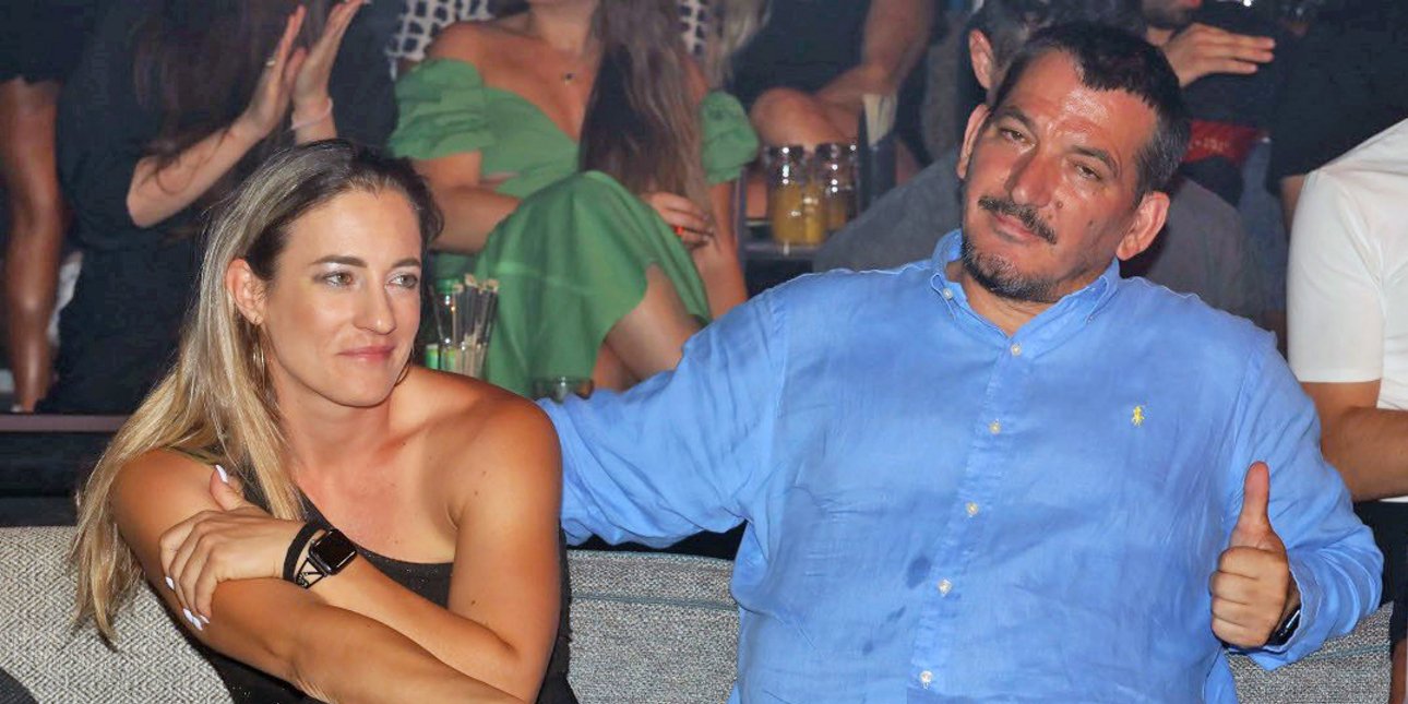 Πύρρος Δήμας Αφροδίτη Σκαφίδα Η κοινή φωτογραφία τους από την