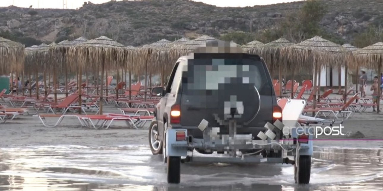 Ελαφονήσι: Μετά τις ξαπλώστρες, εισέβαλε και τζιπ 4x4 σε προστατευόμενη ...
