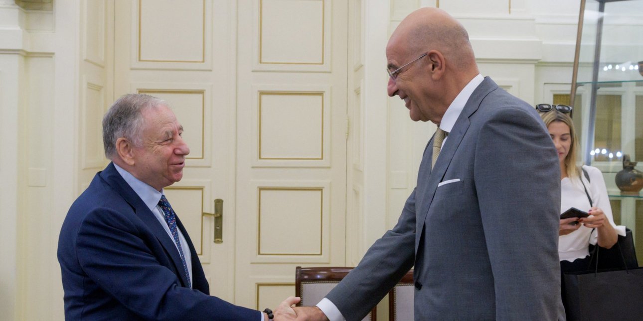 Συνάντηση Νίκου Δένδια με Ζαν Τοντ για τη οδική ασφάλεια - iefimerida.gr