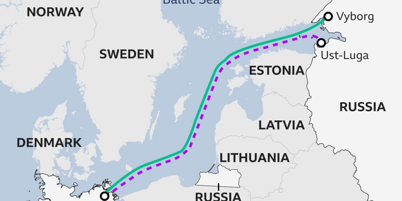 Διαρροές μυστήριο στον Nord Stream 1 και στον Nord Stream 2 στη Βαλτική ...