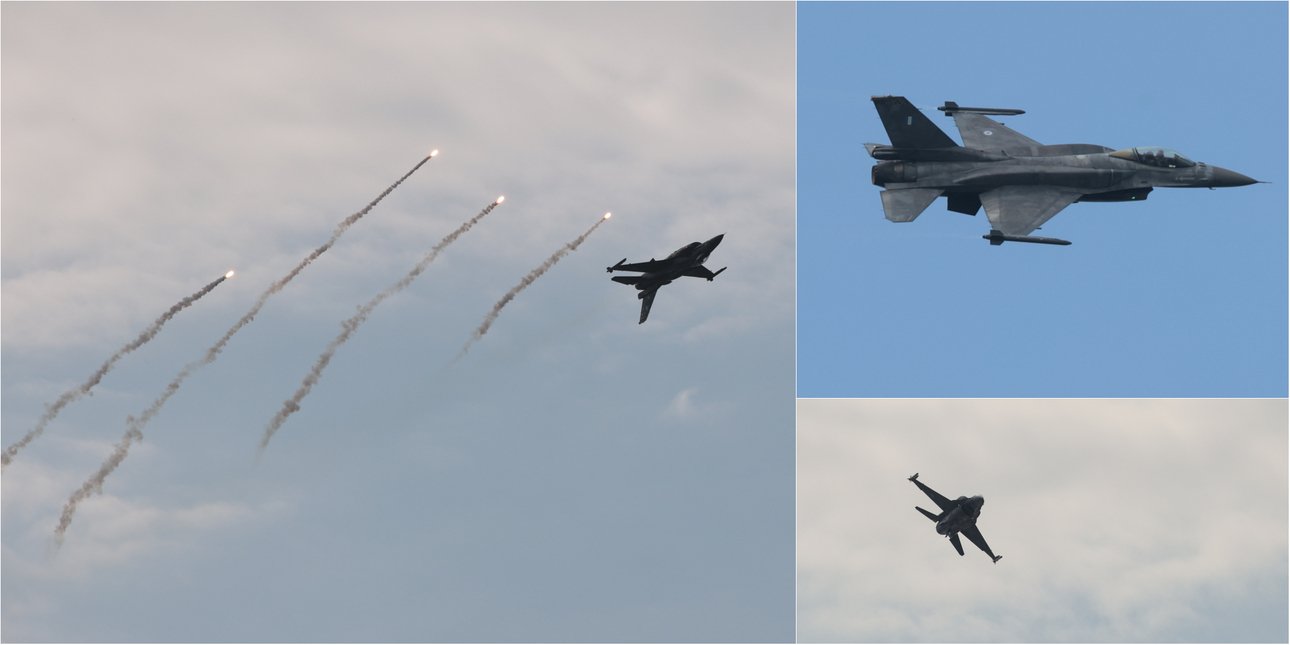 Βίντεο: «Έκλεψε» την παράσταση το F-16 της ομάδας «Ζευς» στη ...