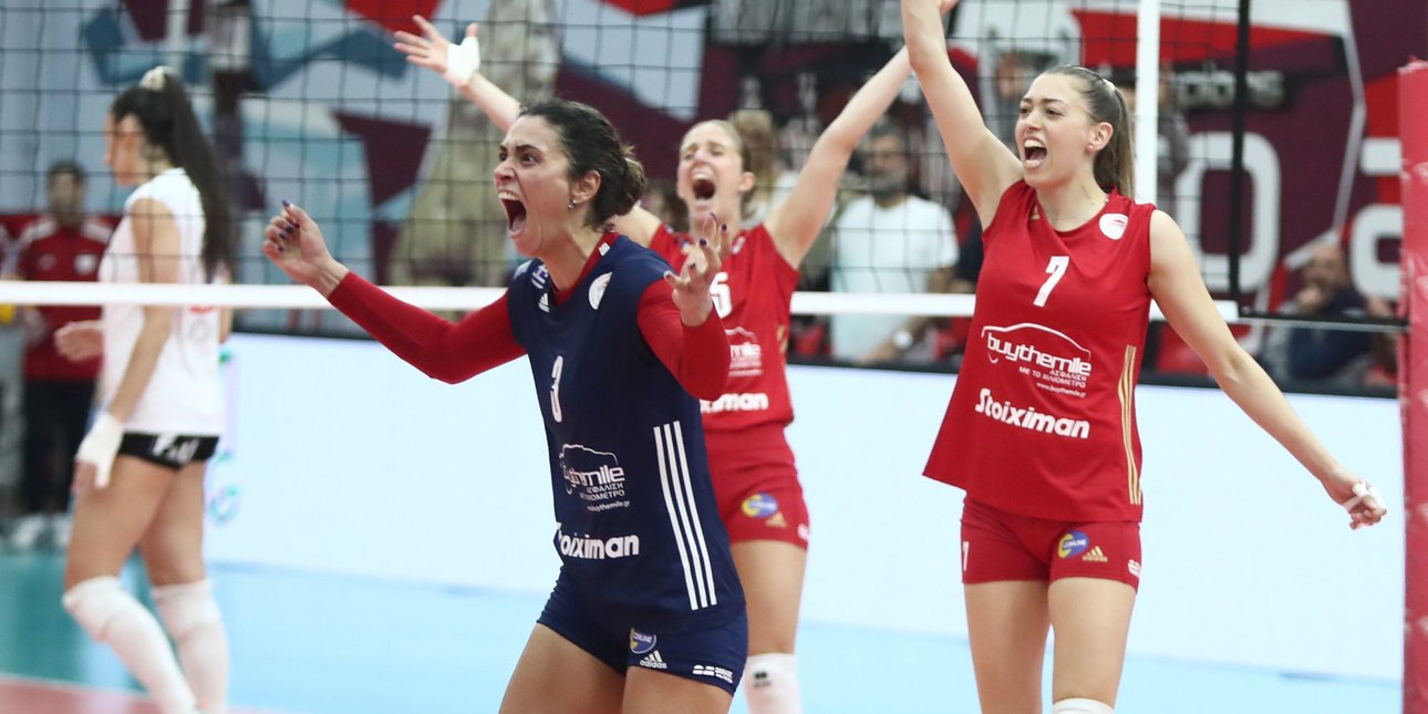 Volley League Γυναικών: Ο Ολυμπιακός έκανε το 2-0 επί του ΠΑΟΚ και ...