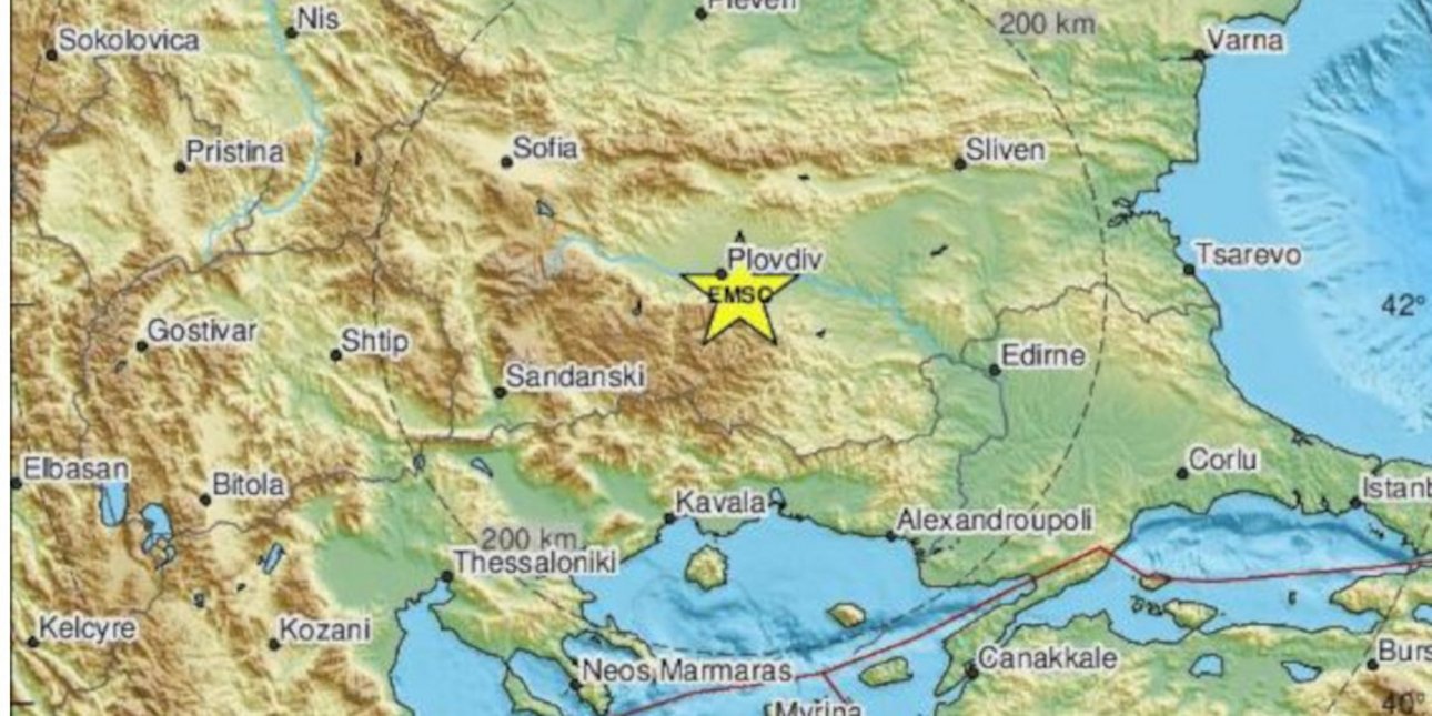 Σεισμός 4,8 Ρίχτερ στη Βουλγαρία: Ταρακουνήθηκε η Βόρεια Ελλάδα ...