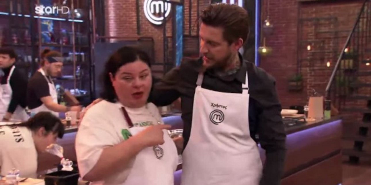 MasterChef: Η Γεωργία «έθαψε» τον Χρήστο -Άλλα έλεγε μπροστά του, άλλα στην κάμερα [βίντεο ...