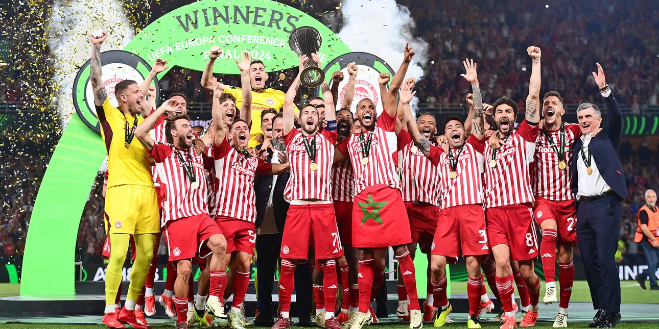 Olympiakos win Europa Conference League - iefimerida.gr