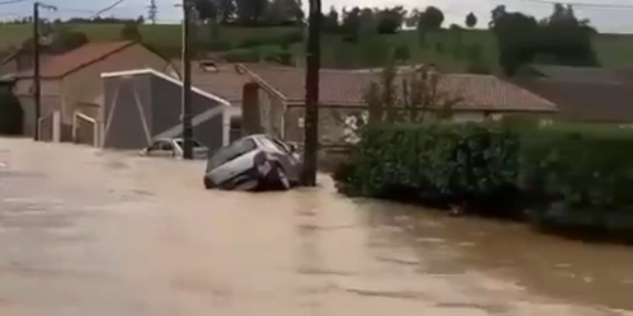 Γαλλία: Καταιγίδες προκάλεσαν πλημμύρες στα βορειοανατολικά [βίντεο ...