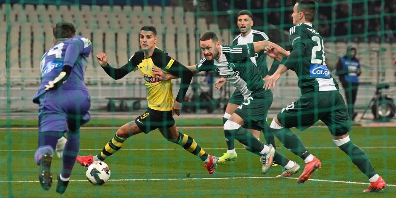 Παναθηναϊκός-ΑΕΚ (1-0 ΤΕΛΙΚΟ): LIVE το αθηναϊκό ντέρμπι της 19ης αγωνιστικής της Super League ...