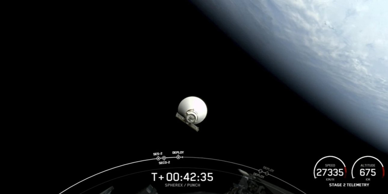 SPHEREx: Η NASA εκτόξευσε διαστημικό τηλεσκόπιο, που θα δει τη γέννηση του σύμπαντος [βίντεο ...