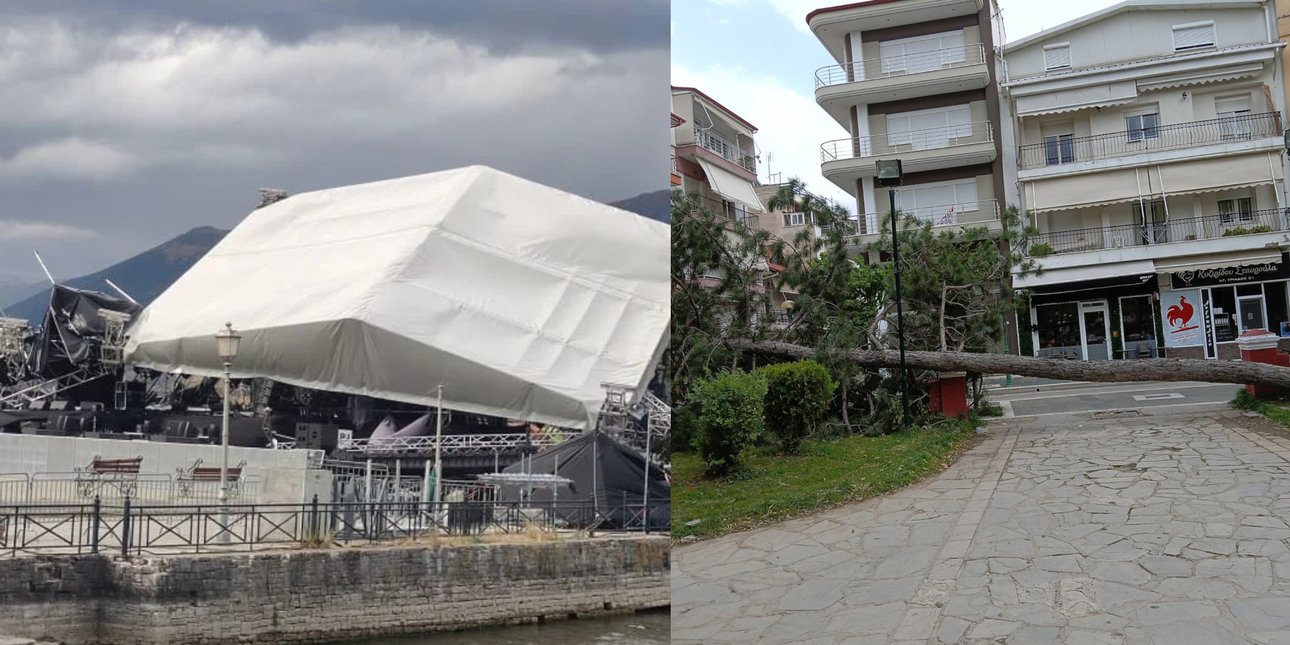Η κακοκαιρία χτύπησε Ήπειρο και βόρειο Ιόνιο: Πλημμύρισαν δρόμοι στην ...
