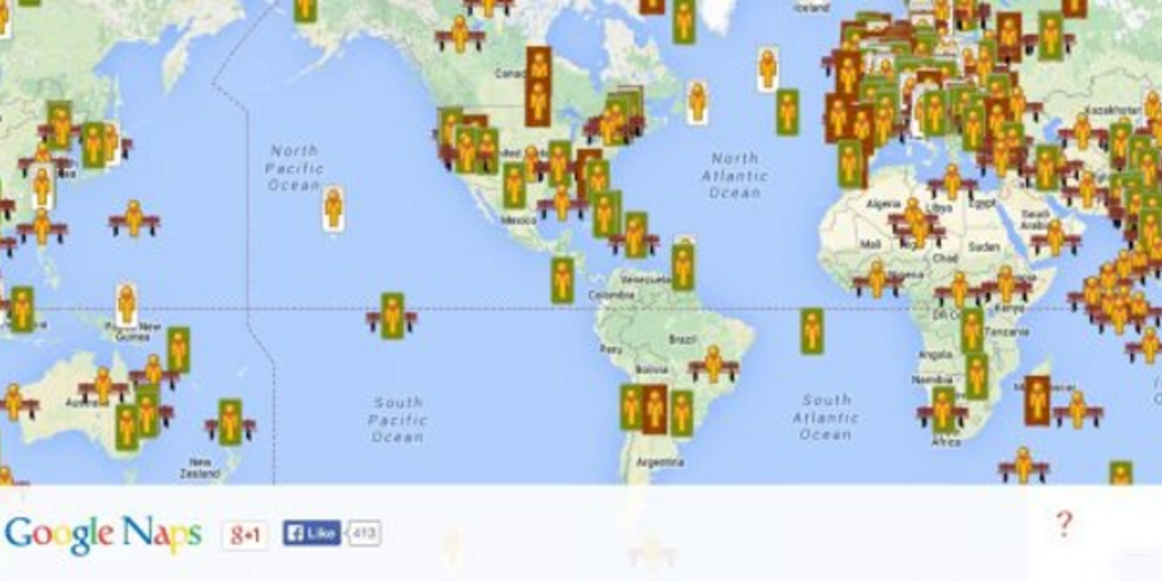 Μετά τα Google maps έρχονται τα Google naps: Ξαπλώστε και πάρτε έναν υπνάκο όπου κι αν βρίσκεστε ...