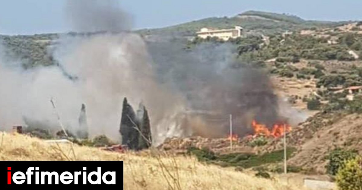 Συναγερμός στην Πυροσβεστική για πυρκαγιά στο Λαύριο -Δίπλα στο ...