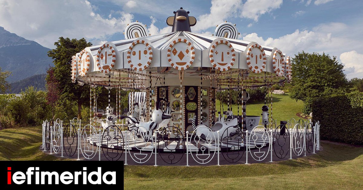 Ενα καρουζέλ-κόσμημα: Καλυμμένο με 15 εκατ. κρυστάλλους Swarovski ...