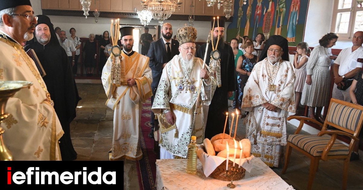 Το μήνυμα του Πατριάρχη Βαρθολομαίου από την Ιμβρο -Με Παλαμά και Διδώ ...