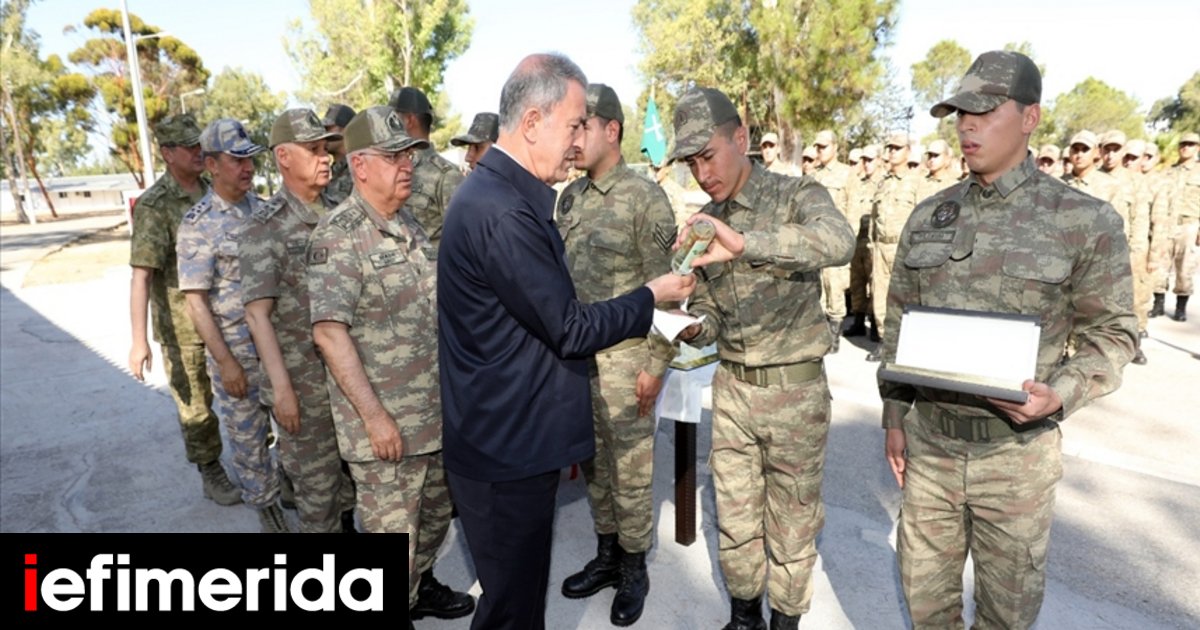 Επιμένει στις προκλήσεις ο Ακάρ: Ο πρώτος Τούρκος υπουργός Αμυνας στο ...