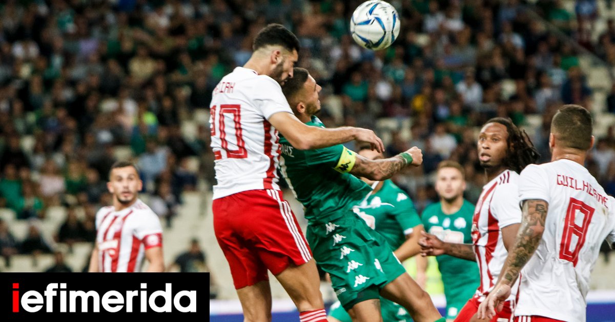 Super League: Παναθηναϊκός από ατσάλι, μπλόκαρε τον Ολυμπιακό (1-1 ...