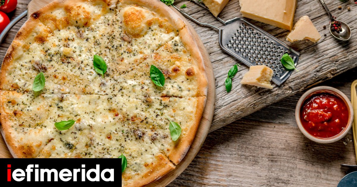 Συνταγή για ελληνική πίτσα 4 τυριά - iefimerida.gr