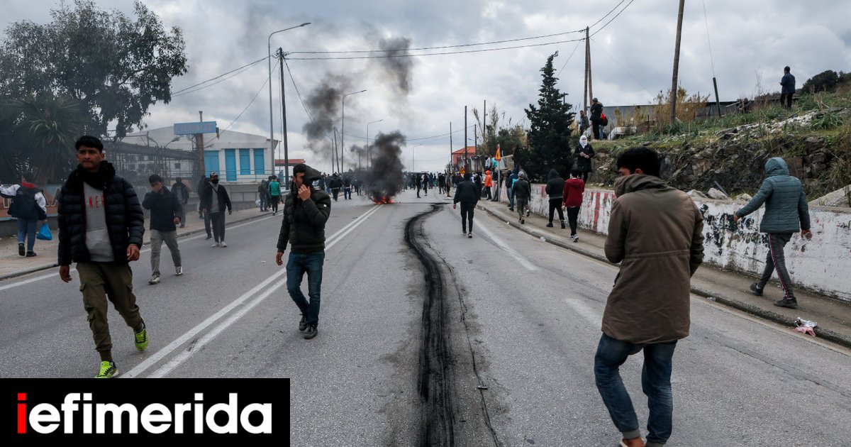 Μεταναστευτικό: Εκρυθμη η κατάσταση στην Μόρια, στέλνουν ΜΑΤ -Αγρια ...