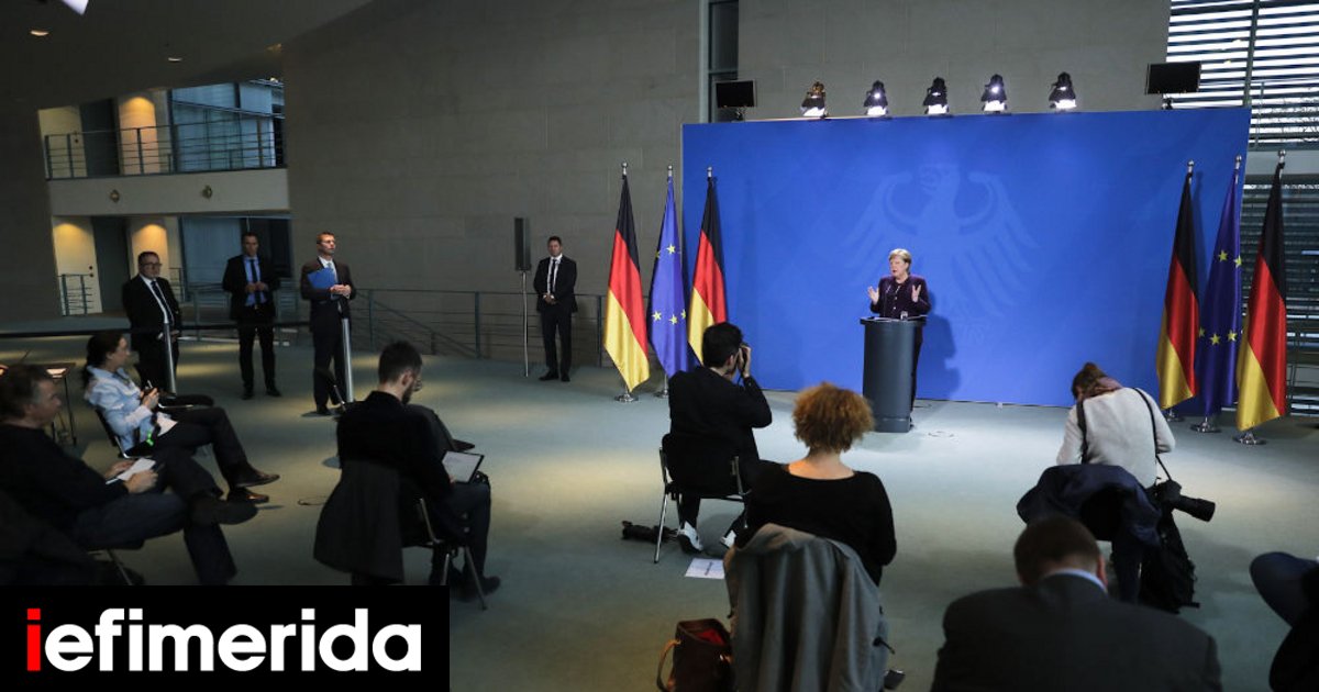 Κορωνοϊός: Η Ανγκελα Μέρκελ ανακοίνωσε «άνευ προηγουμένου μέτρα ...