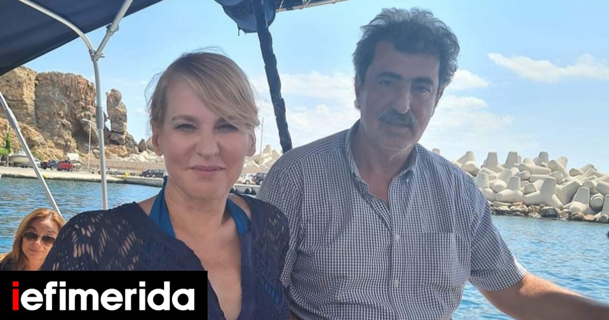 Η Θεοδώρα Τζάκρη κάνει διακοπές με τον Πολάκη -Αγνώριστη, με διαφανές ...