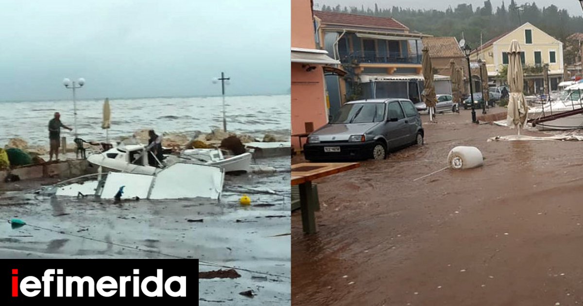 Μεσογειακός Κυκλώνας: Η καταστροφή σε εικόνες -Ο «Ιανός» χτύπησε ...