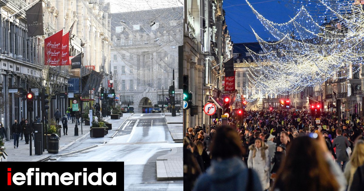 Ερημο το Λονδίνο μετά τις εικόνες ακραίου συνωστισμού πριν το lockdown [εικόνες] - iefimerida.gr