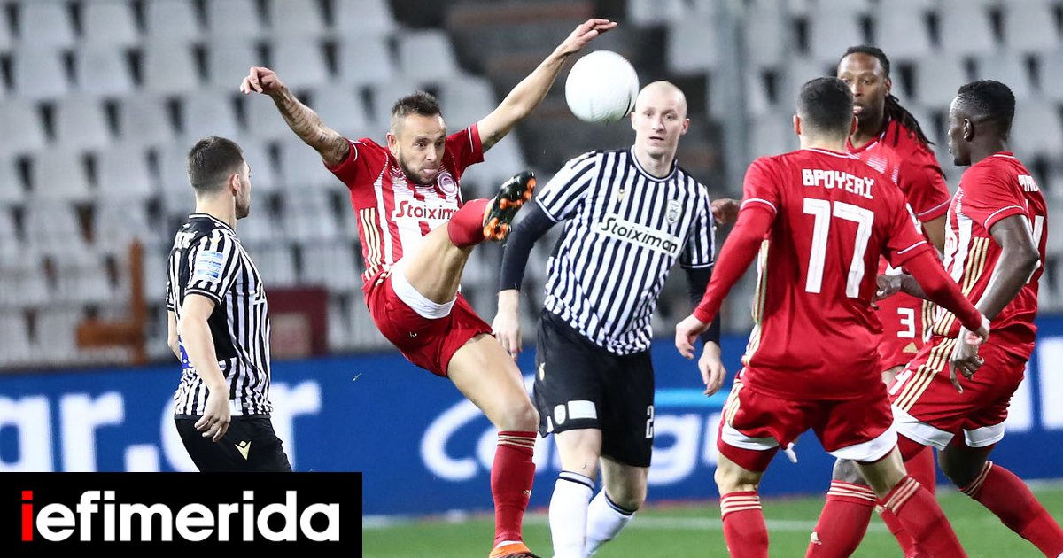 Super League: ΠΑΟΚ-Ολυμπιακός 1-1 (ΤΕΛΙΚΟ) - iefimerida.gr