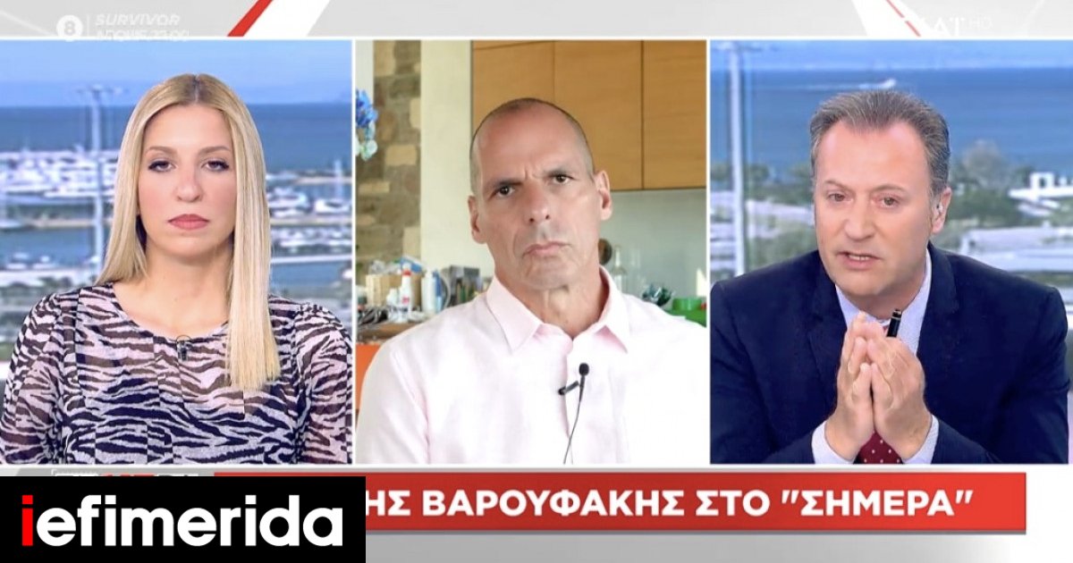 Παρεξηγήθηκε ο Βαρουφάκης με τηλεθεατή που τον επέκρινε γιατί βγαίνει ...
