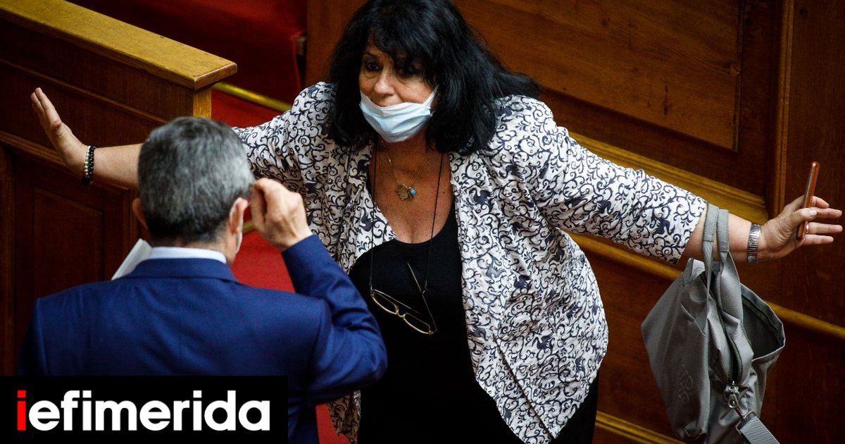 Σόου της Αννας Βαγενά στη Βουλή με τον Λευτέρη Οικονόμου -Καρέ καρέ ο ...
