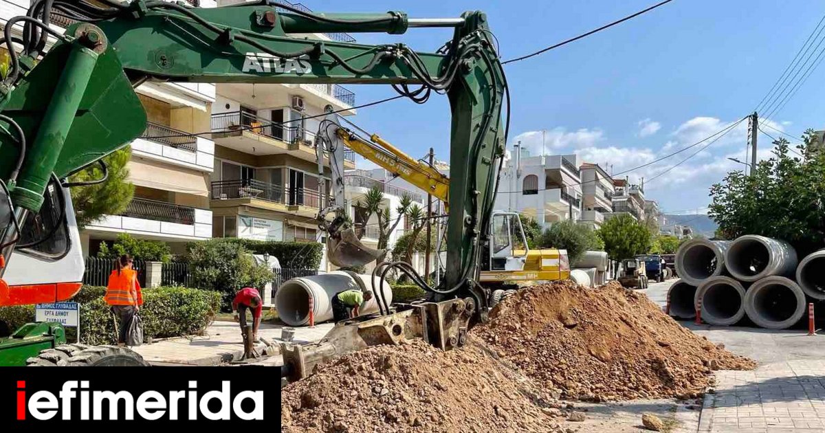 Αντιπλημμυρικά έργα: Η «ασπίδα» που οχυρώνει την Άνω Γλυφάδα ...