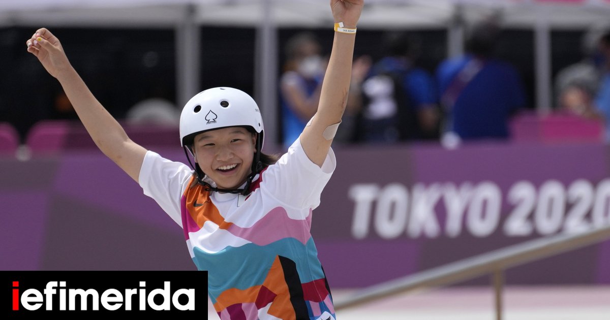 Momiji Nishiya: «Χρυσή» Ολυμπιονίκης, 13 ετών -Η νεαρότερη στην ιστορία ...