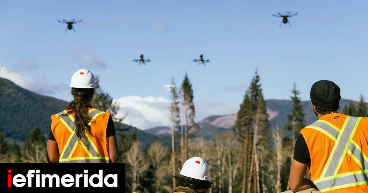 Αναδάσωση με drones: Startup θέλει να φυτεύει 40.000 δέντρα το μήνα ...