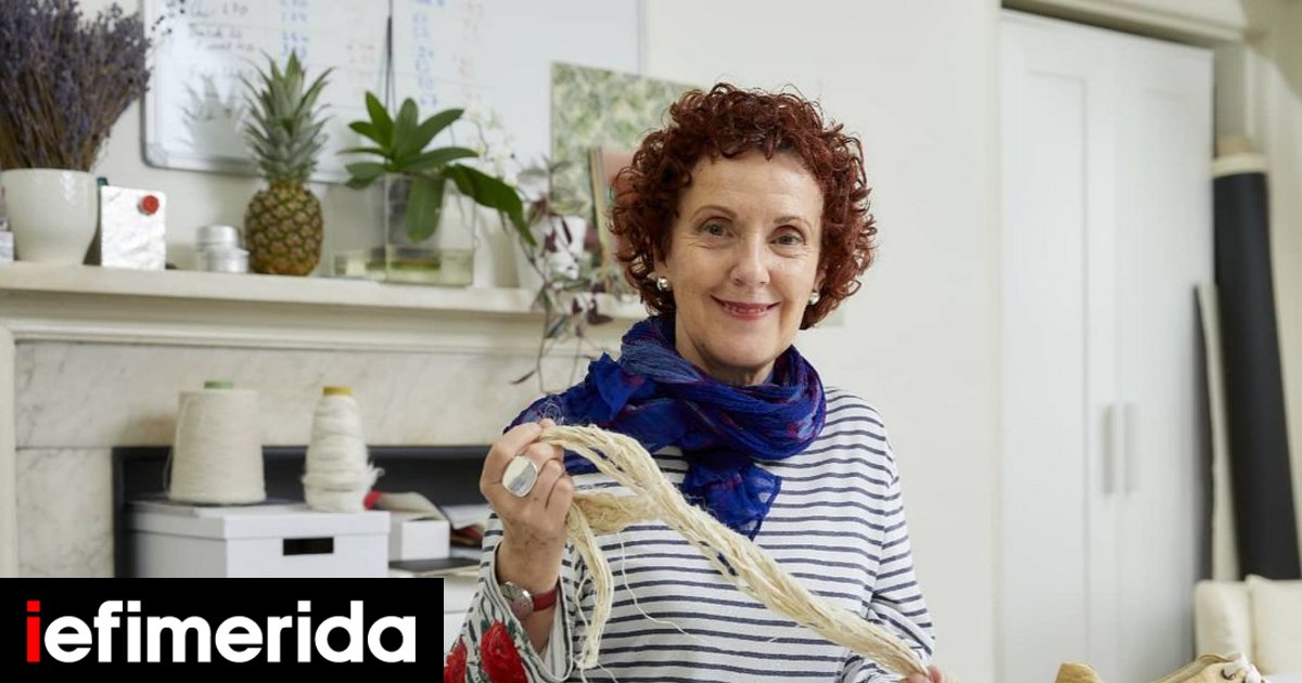 Πώς μια 70χρονη σχεδιάστρια φτιάχνει vegan παπούτσια και τσάντες από ...