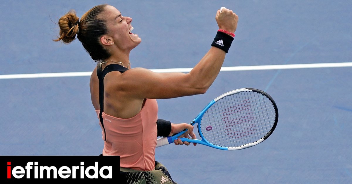 US Open: Επική νίκη για τη Μαρία Σάκαρη! -Με ανατροπή πέρασε στα προημιτελικά [βίντεο ...
