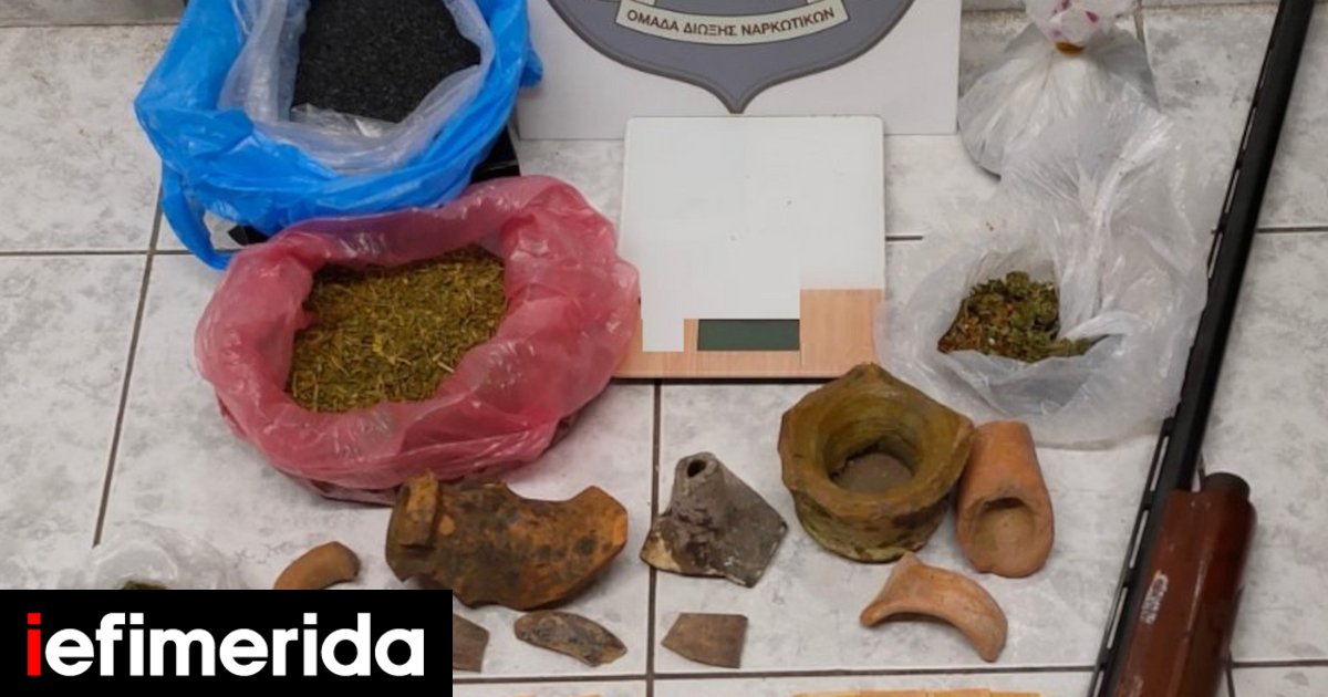 Χαλκιδική: 38χρονος συνελήφθη για αρχαιοκαπηλία, όπλα και ναρκωτικά ...