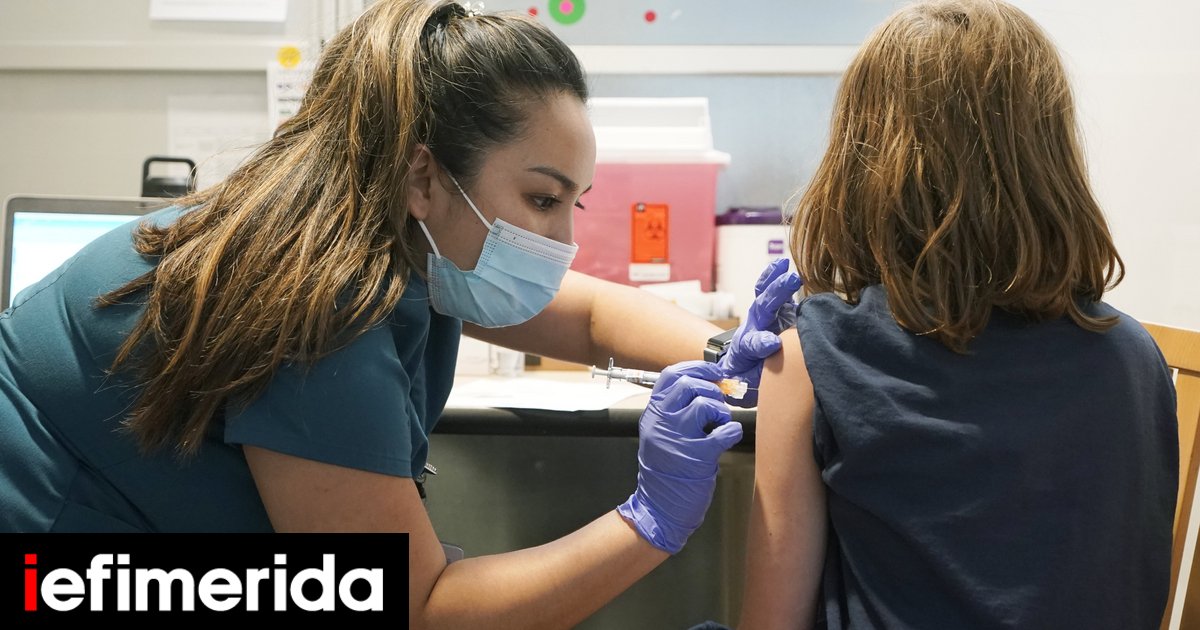 Κορωνοϊός: 29.000 παιδιά 5-11 ετών έκλεισαν ραντεβού για εμβολιασμό ...