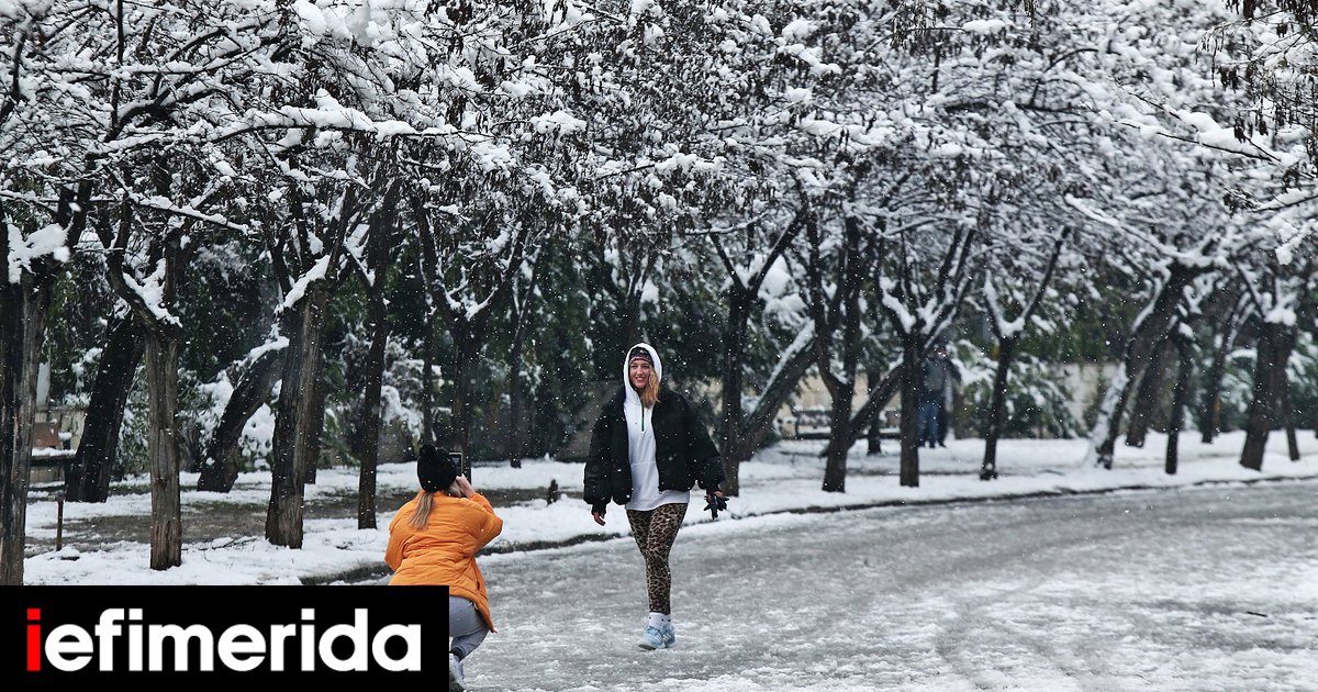 Χιονιάς ενόψει και στην Αττική -Ποιες περιοχές θα ντυθούν στα «λευκά ...