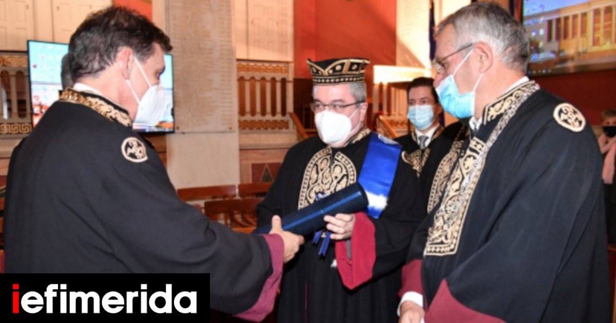 Επίτιμος διδάκτορας της Ιατρικής Σχολής του ΕΚΠΑ ο καθηγητής Ηλίας ...