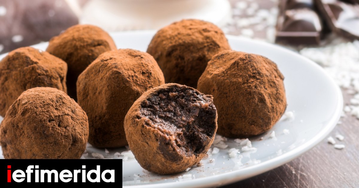 Τρουφάκια με 3 υλικά: Η εύκολη και γρήγορη συνταγή που θα κάνετε ξανά ...
